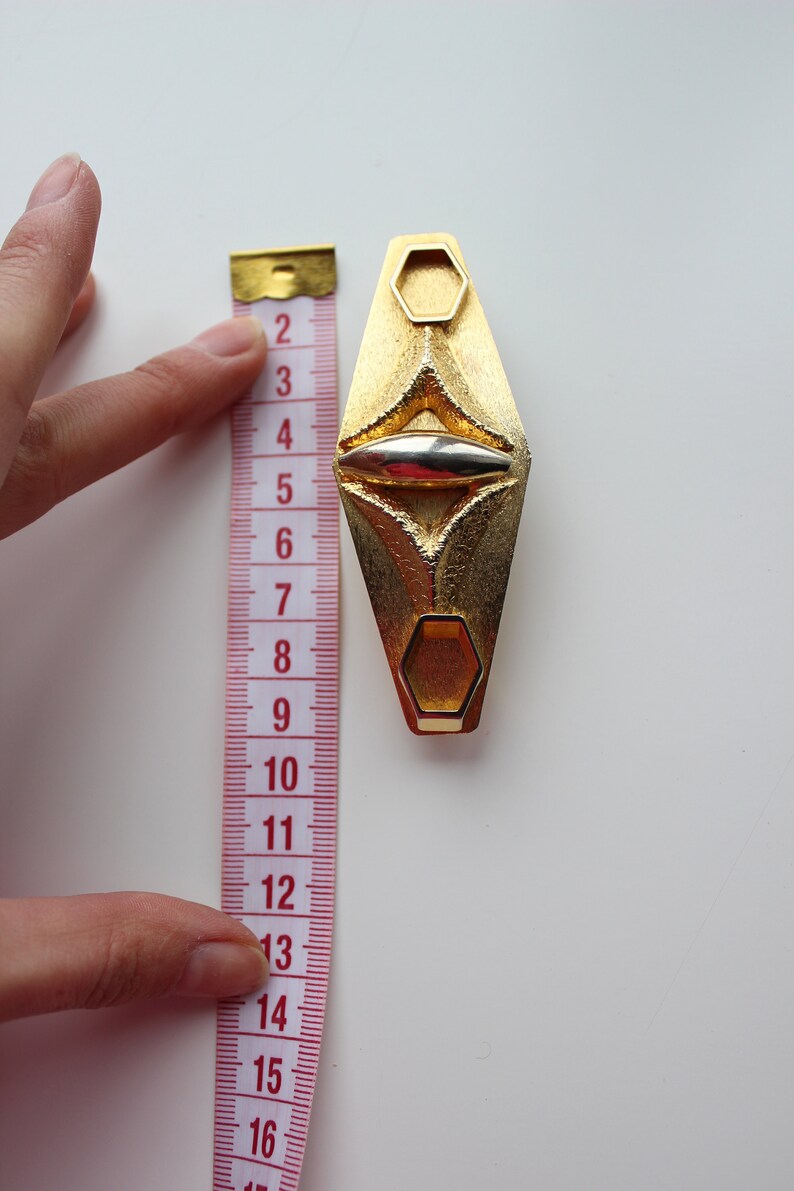 Vintage gold barrette Brevete SGDG Hair Clip ponytail | Etsy