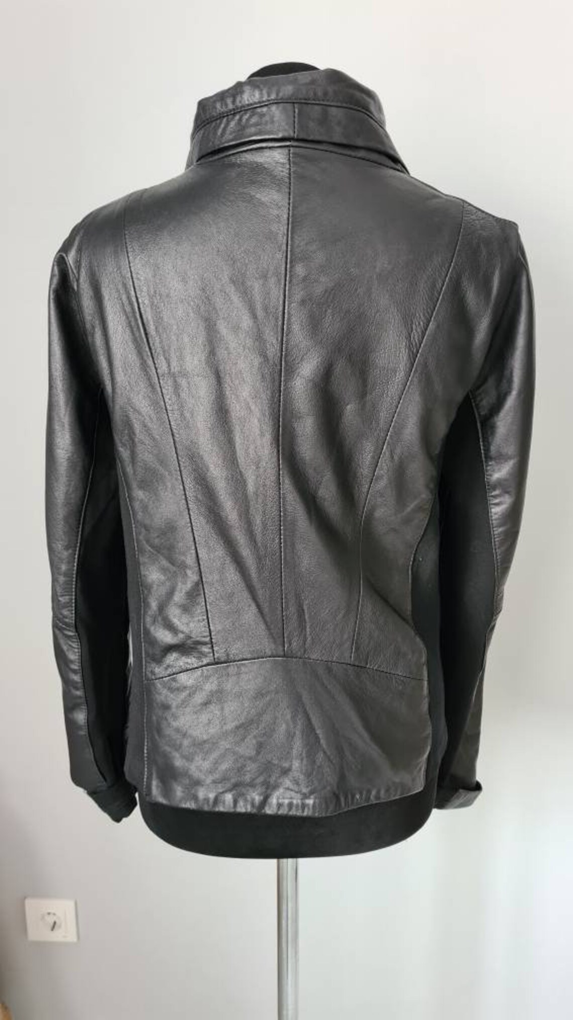 Italian Leather Black Jacket - Etsy