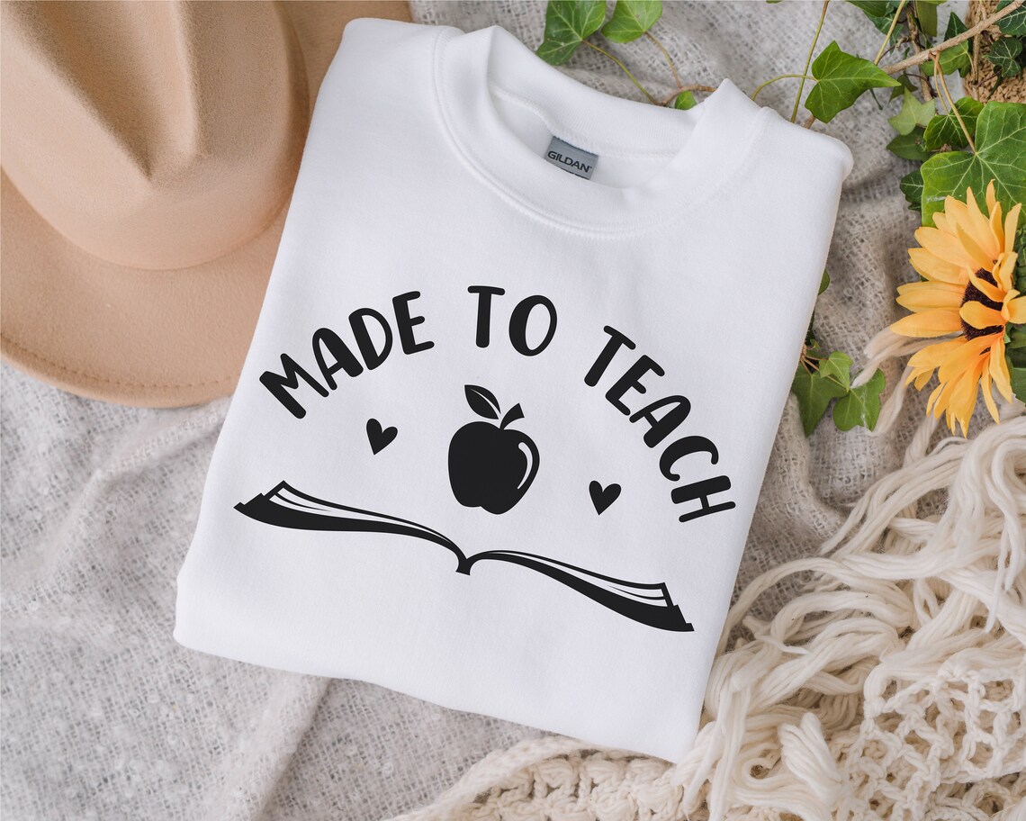 Made to Teach SVG Gift for Teacher Teacher Life Svg Cricut Cut File - Etsy