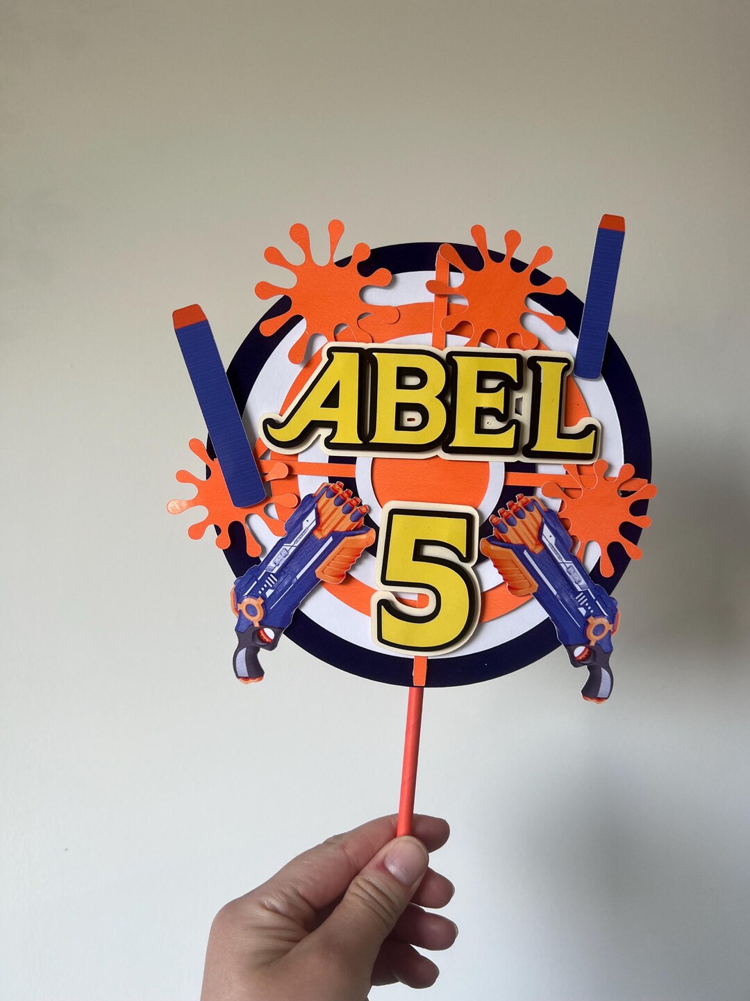 Nerf Cake Topper - Etsy