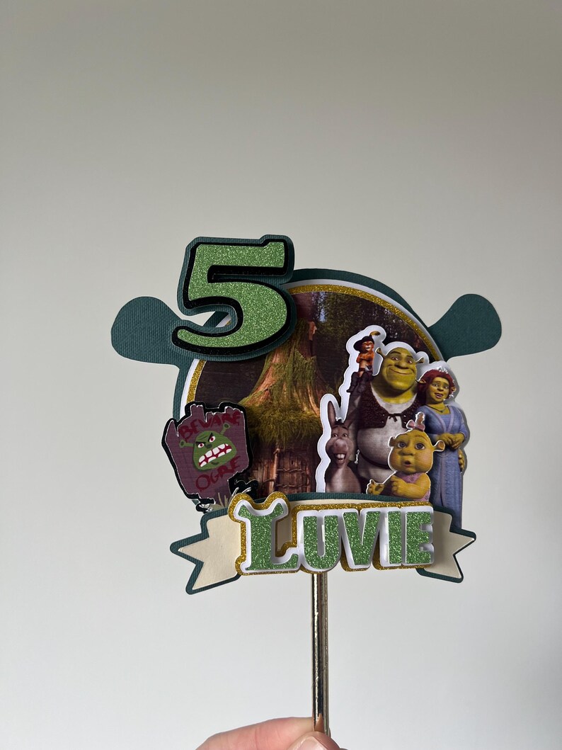 Shrek Cake Topper - Etsy