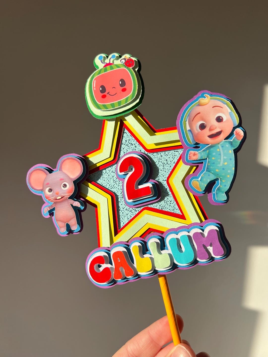Cocomelon Cake Topper - Etsy