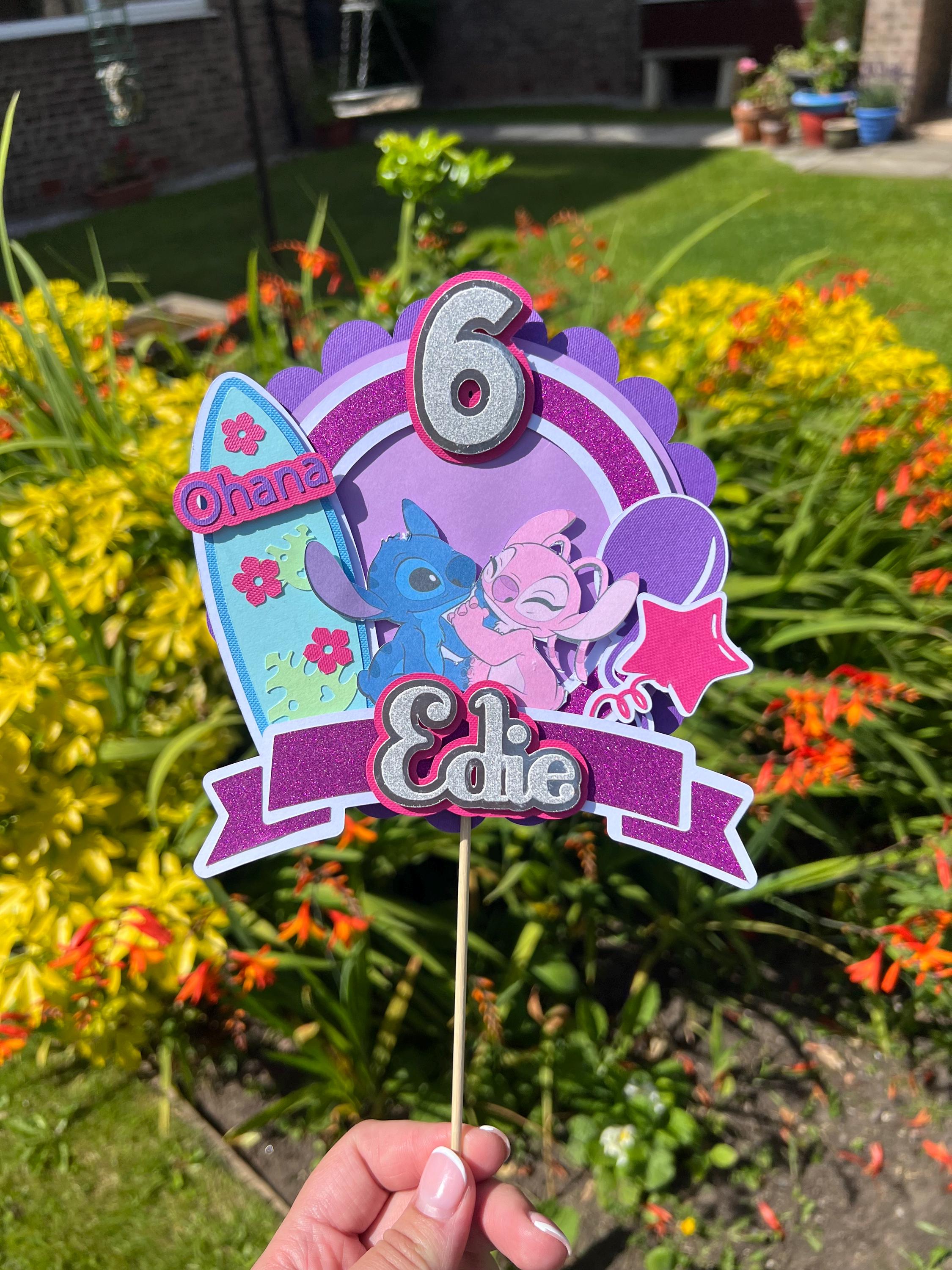 Stitch Cake Topper - Etsy UK