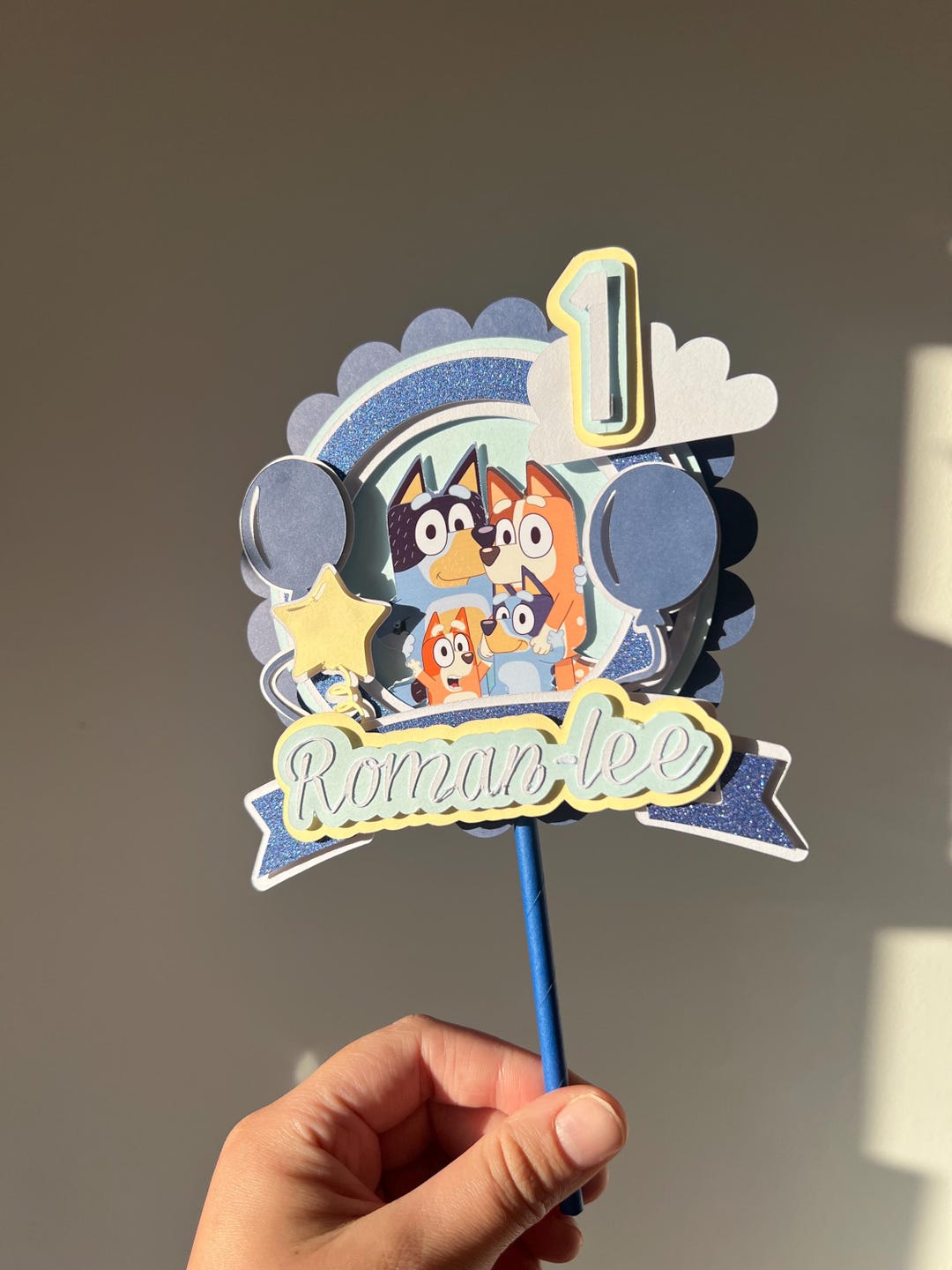 Bluey Cake Topper - Etsy