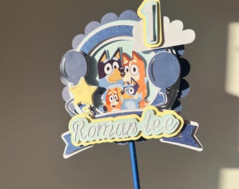 3D Bluey Cake Topper - Etsy UK