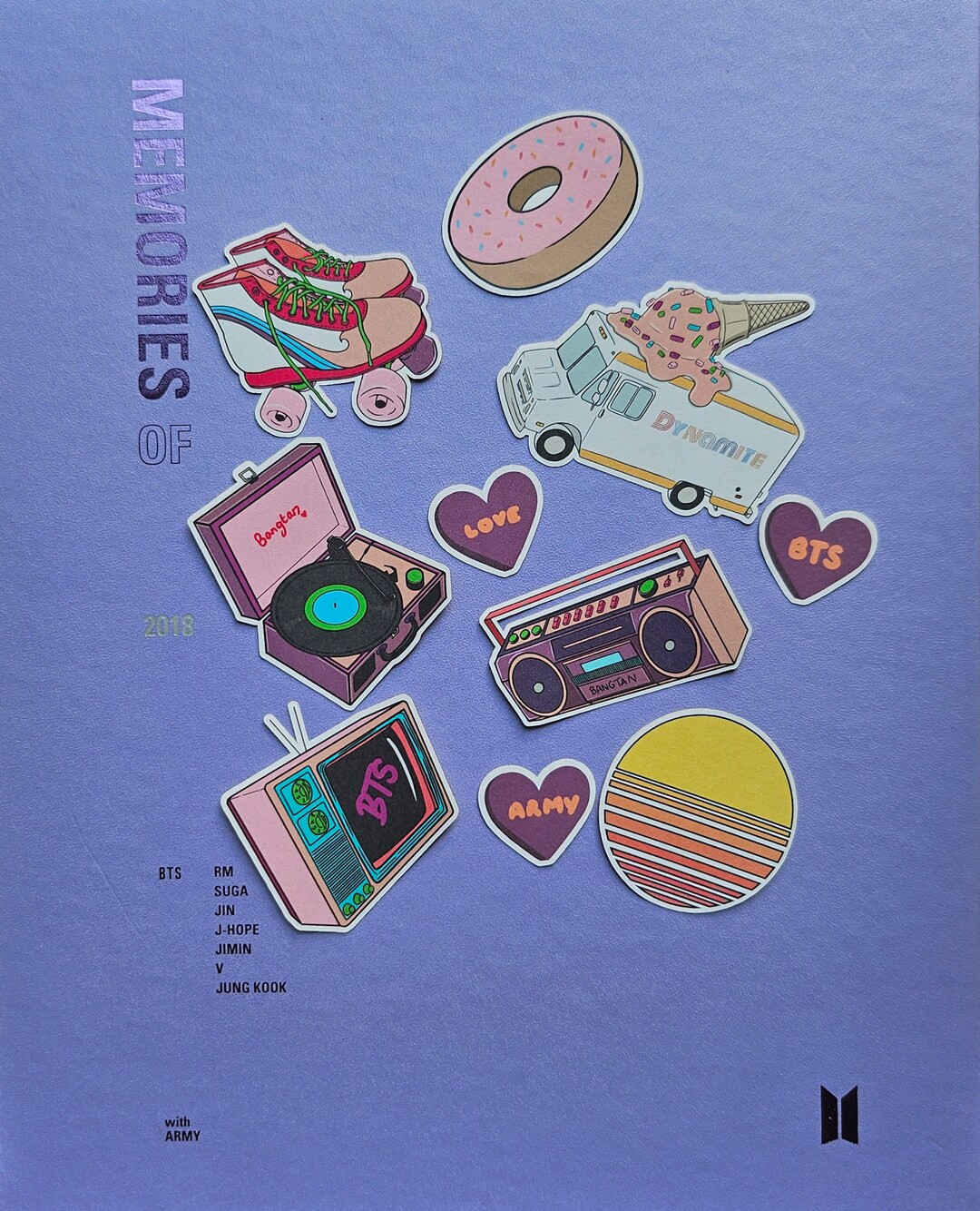 BTS Dynamite Sticker Set - Etsy