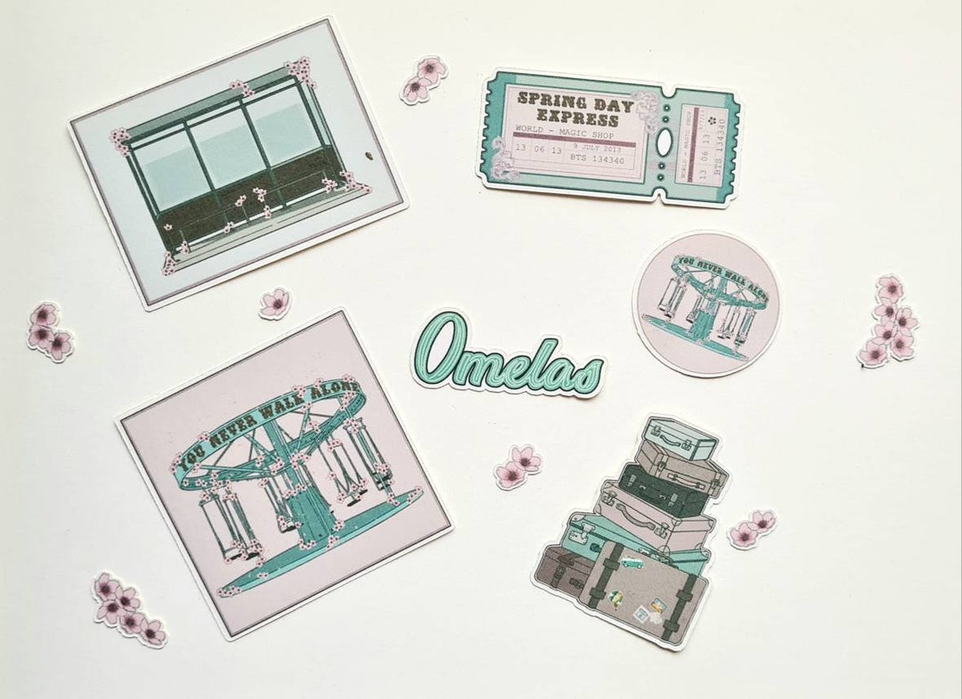 BTS Spring Day Sticker Set - Etsy