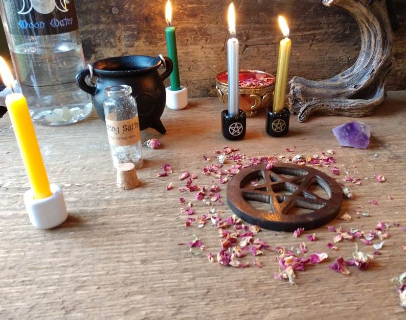 Wiccan Candle Set 4 Direction Candles 4 Winds Candles Wicca | Etsy