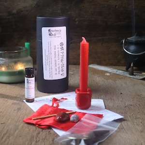 Ritual Spell Kit Love & Attraction Spell Kit Witches Love - Etsy