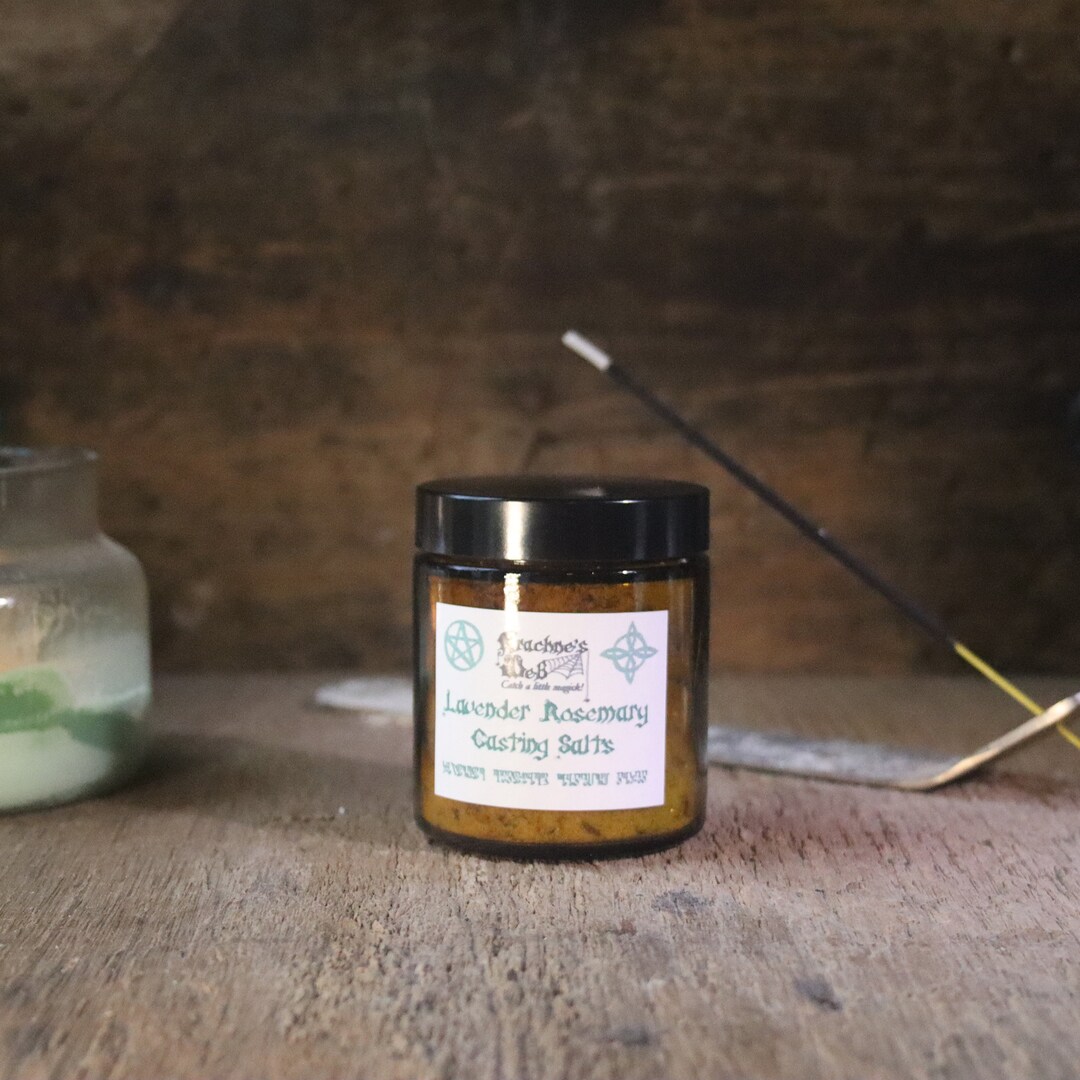 Lavender Rosemary Casting Salt, Magick Circle Salt, Purification Salt ...