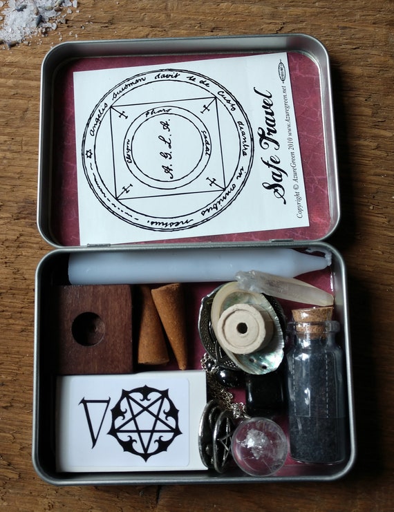 Witches Travel Altar Dark Themed Travel Altar Pocket Altar - Etsy