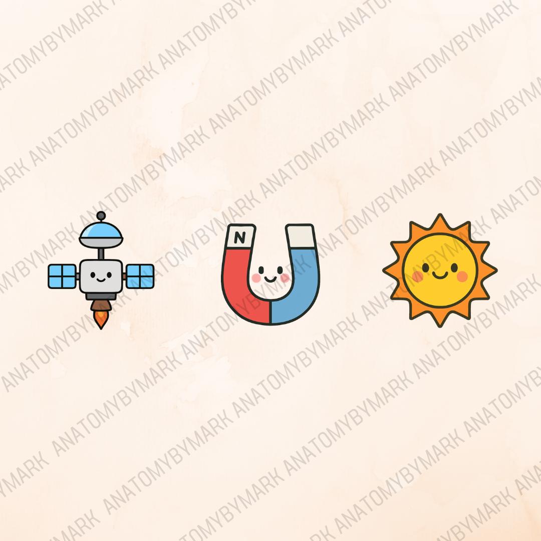 Cute Space Clipart PNG Set, 30 Kawaii Astronaut Alien Moon Elements ...