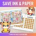 Summer Bingo Game Printable, Cute Animal Bingo Cards, Kids Summer ...