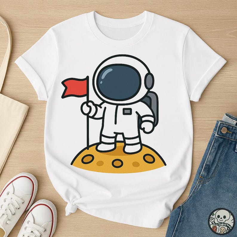Cute Space Clipart PNG Set, 30 Kawaii Astronaut Alien Moon Elements ...