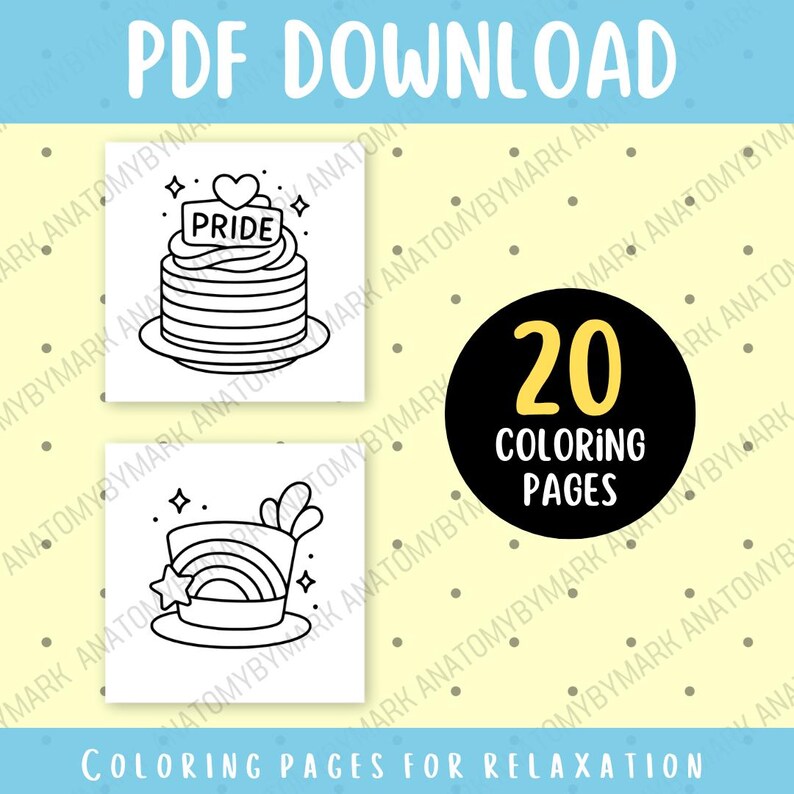 Printable Pride Month Coloring Pages – 20 Unique LGBTQ+ Themed Designs ...