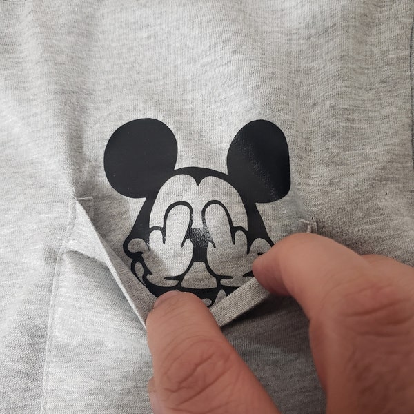 Mickey Mouse With the Middle Finger - Etsy UK