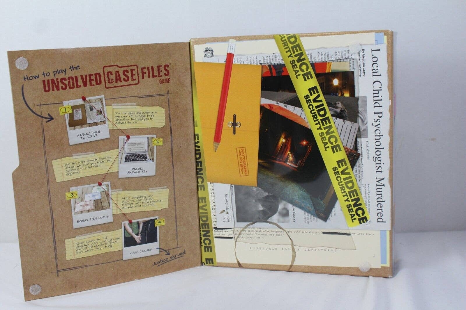 UNSOLVED CASE FILES | Banks, Jamie - Cold Case Murder Mystery Game - Etsy