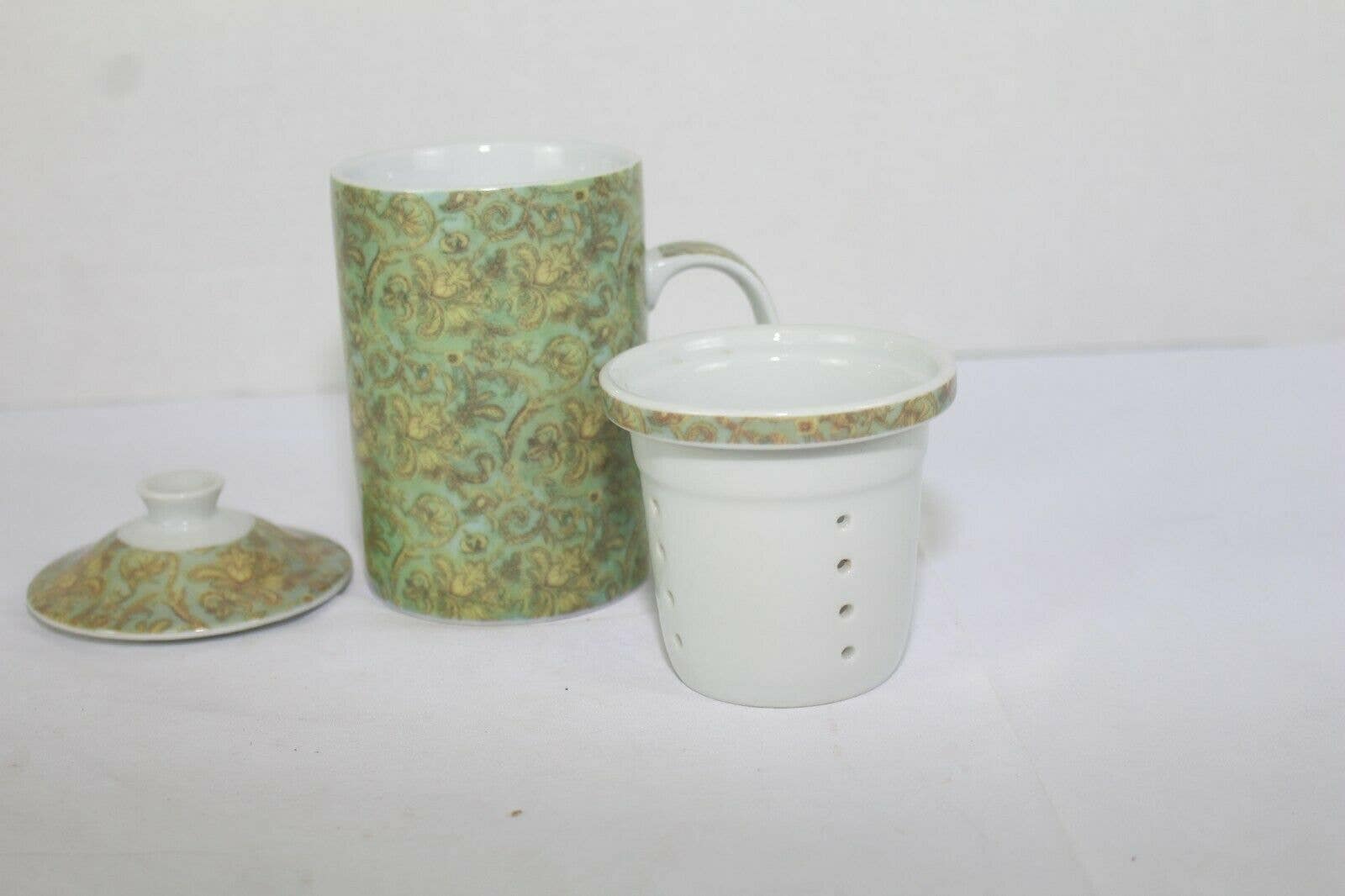 World Market Tea Cup With Strainer - Etsy