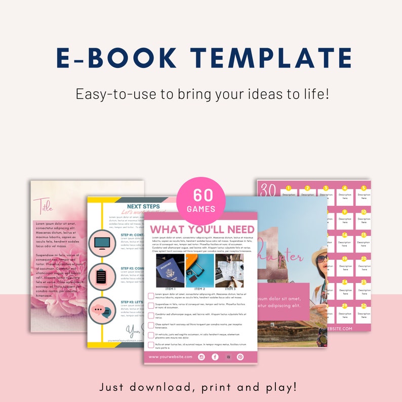 Start Publishing Today: 60 Page E-book Templates for Entrepreneurs ...