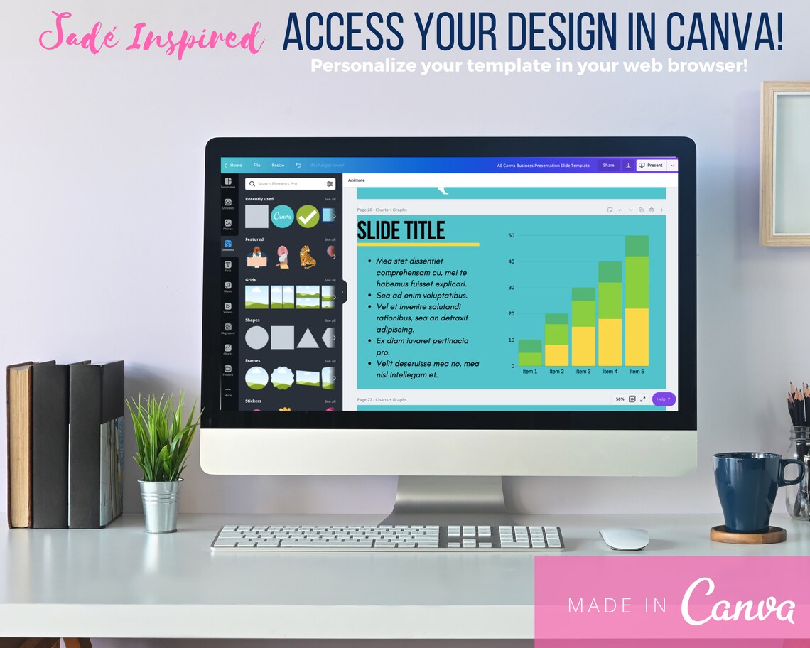Canva Business Presentation Slide Templates | Editable Branding ...