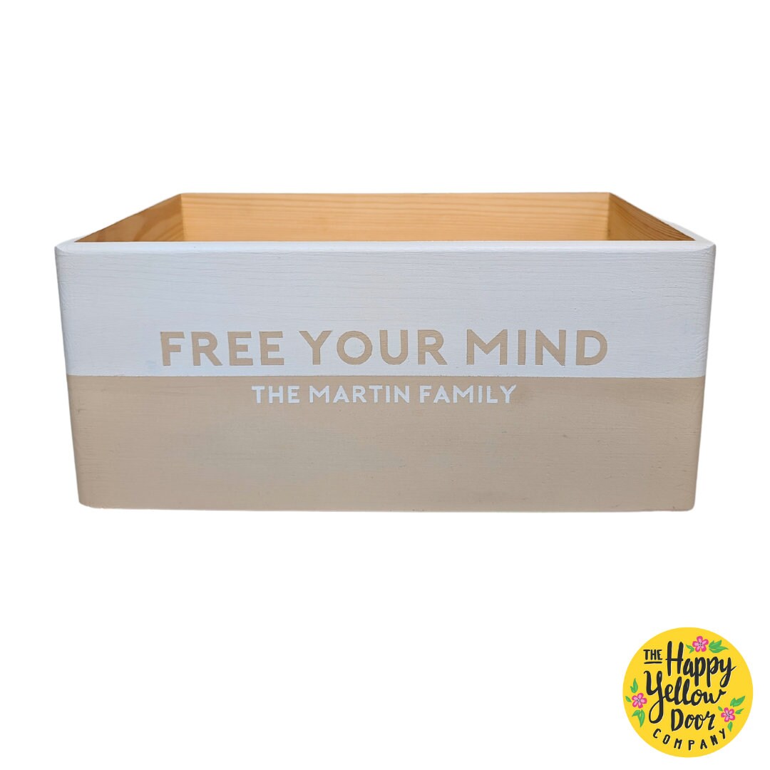 Phone Away Box Gadget Holder CHOOSE YOUR COLOURS Device Digital Detox ...