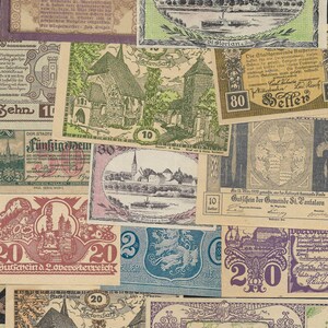 Pack of 15 Different Notgeld Austria Emergency Money WWI - Etsy