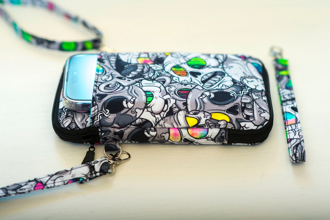 Zombie Small Crossbody Bag. Cell Phone Bag. Zombie Cell Phone Wallet ...