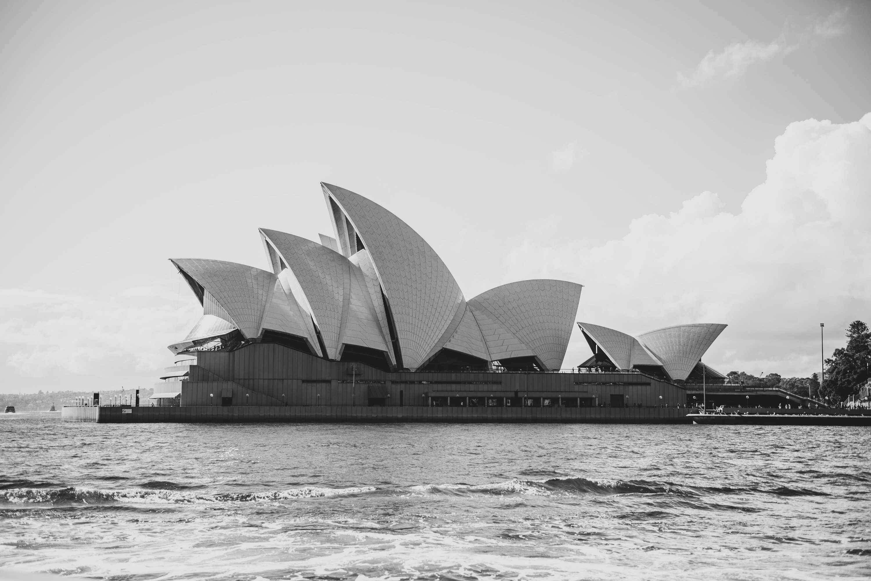 Sydney Opera House Australia Photography Black and White - Etsy
