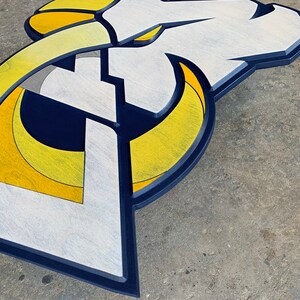 LA RAMS Wood Sign - Etsy