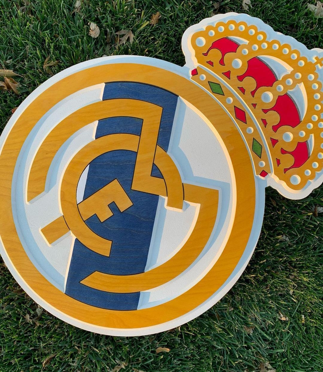 Real Madrid C.F. Unique Custom 3D Wooden Wall Sign | Etsy