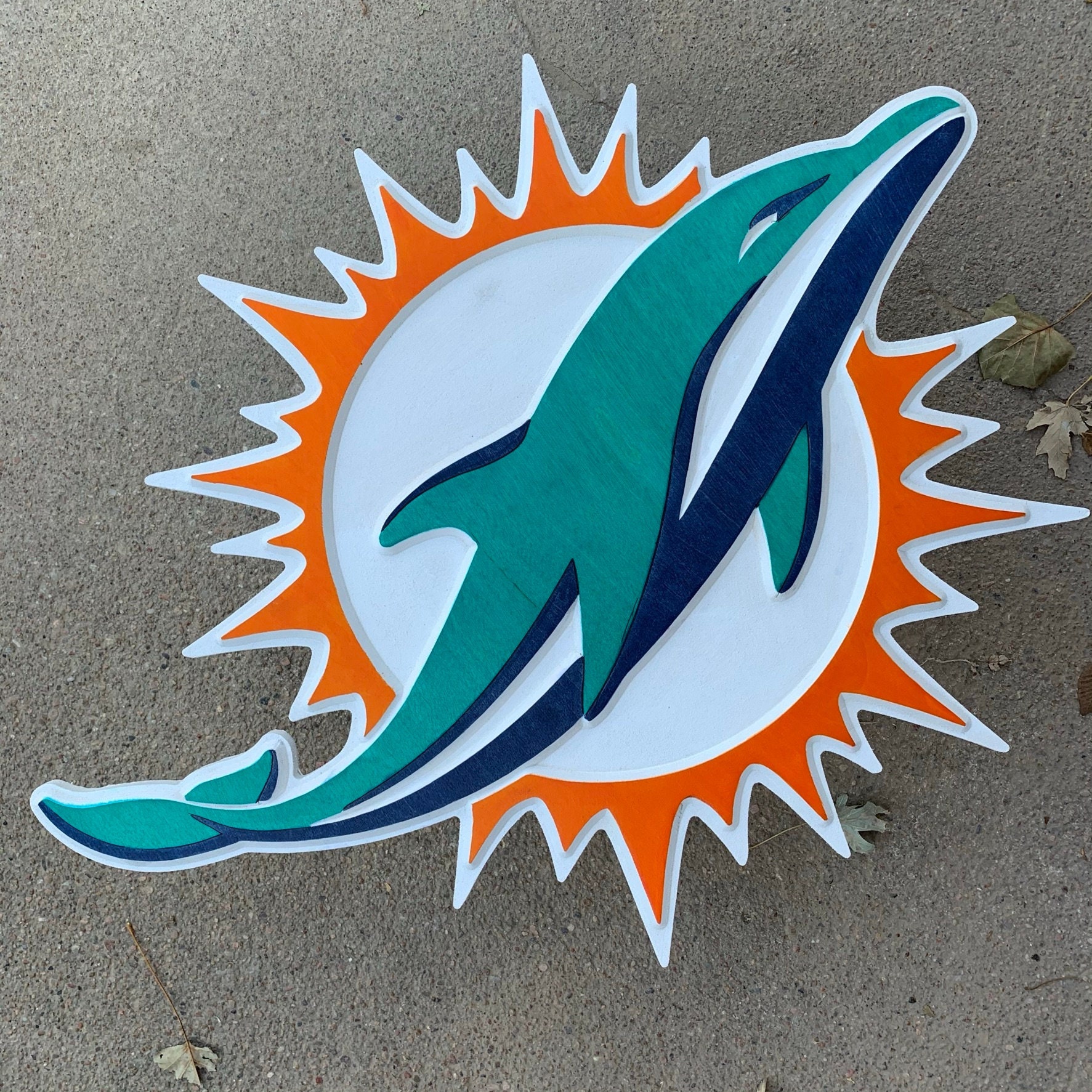 Miami Dolphins Wood Sign Wall Decor - Etsy