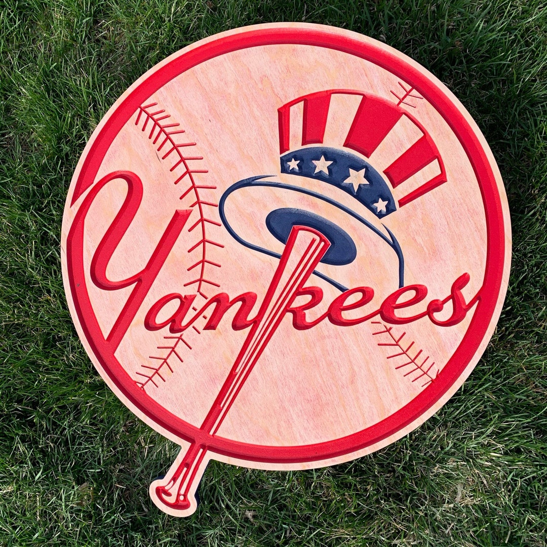 New York Yankees Wood Sign - Etsy