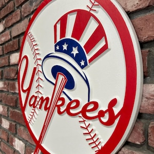 New York Yankees Wood Sign - Etsy