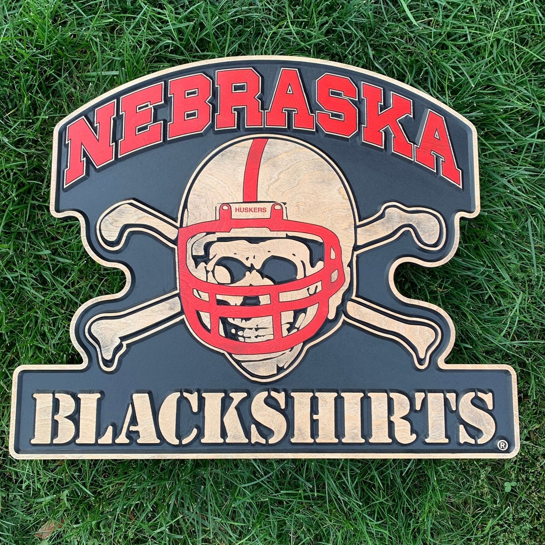 Nebraska Cornhuskers Blackshirts 3D Wood Sign - Etsy