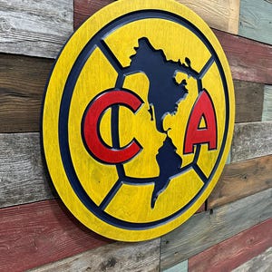 Club América 3D Wood Sign - Etsy