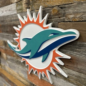 Miami Dolphins Wood Sign Wall Decor - Etsy