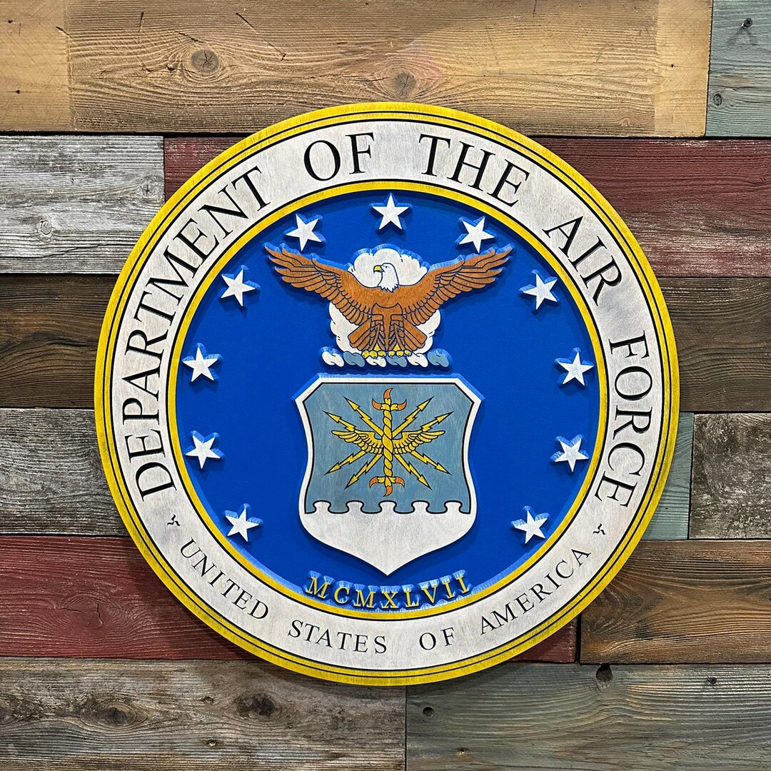 The United States Air Force 3D Wood Sign - Etsy