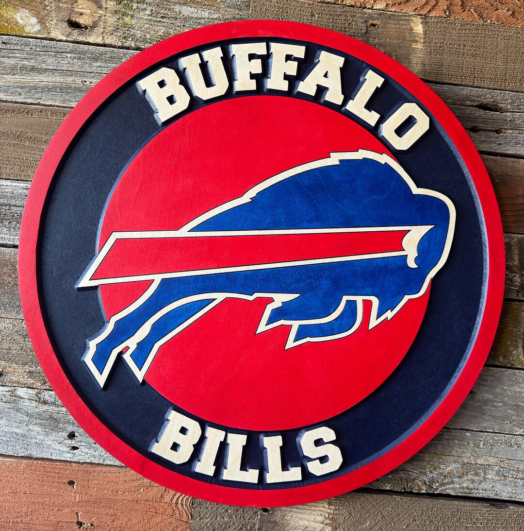 Buffalo Bills Wood 3-D Wall Art - Etsy