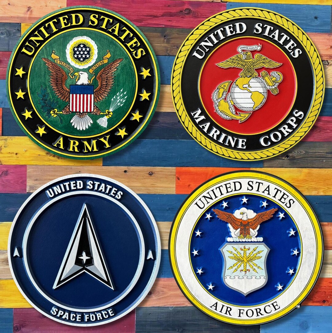 Military Hand Crafted 3D Wood Signs for Any Battalion or Branch - Etsy