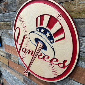 New York Yankees Wood Sign - Etsy