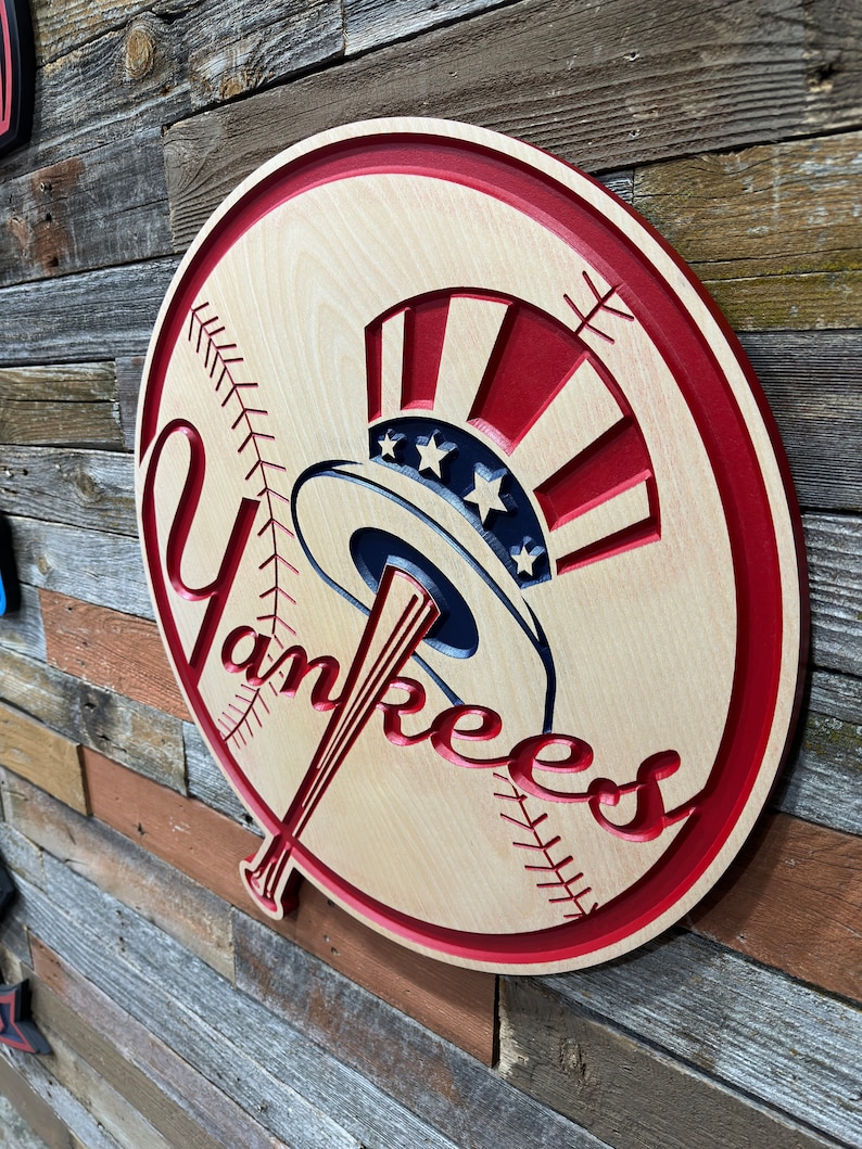 New York Yankees Wood Sign - Etsy