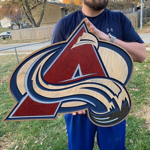 Colorado Avalanche 3D Wood Sign - Etsy