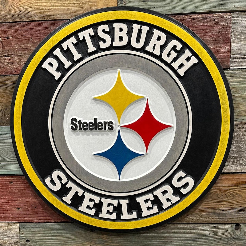 Steelers Wood Sign - Etsy