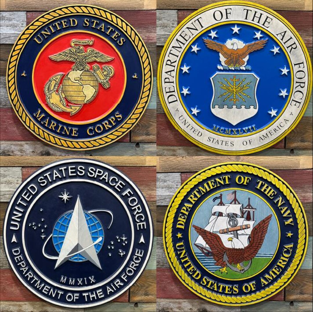 Military Hand Crafted 3D Wood Signs for Any Battalion or Branch - Etsy