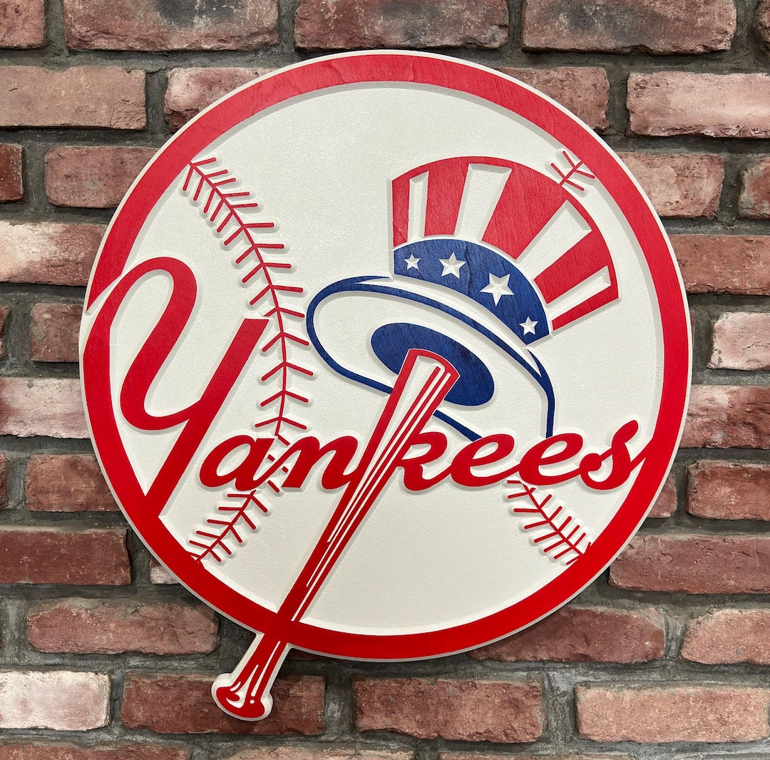 New York Yankees Wood Sign - Etsy
