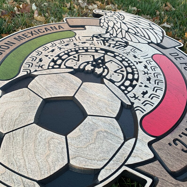 Mexico National Soccer 3D Wood Sign - Etsy
