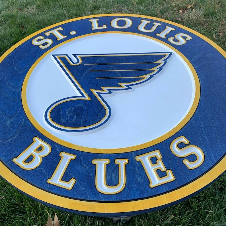 St. Louis Blues Unique Custom 3D Wood Sign - Etsy
