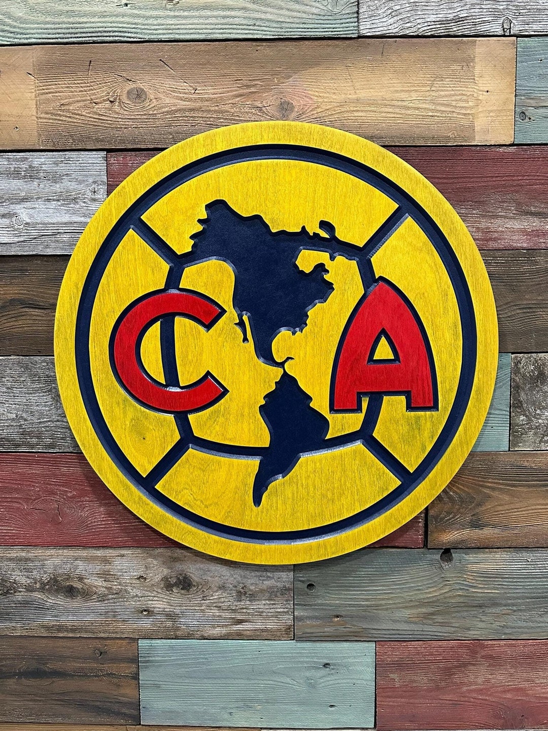 Club América 3D Wood Sign - Etsy
