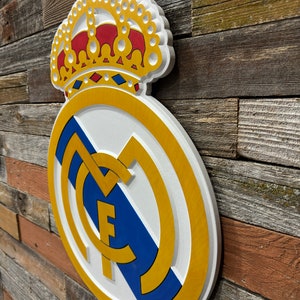 Real Madrid C.F. Unique Custom 3D Wooden Wall Sign - Etsy
