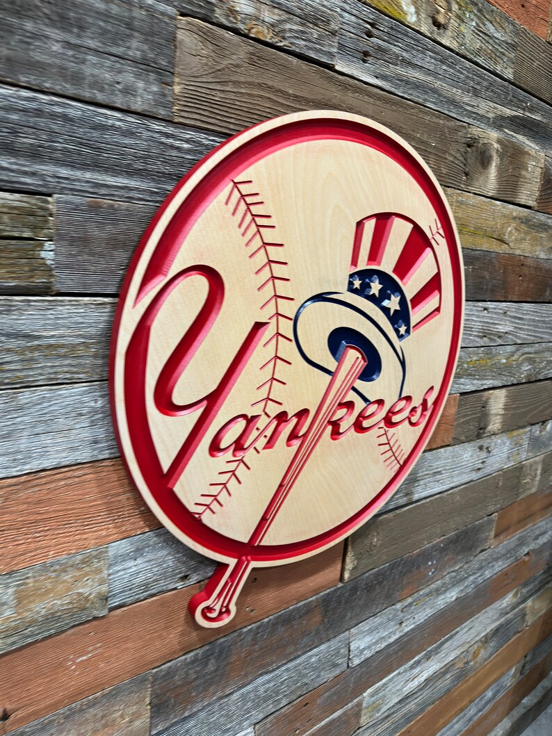 New York Yankees Wood Sign - Etsy